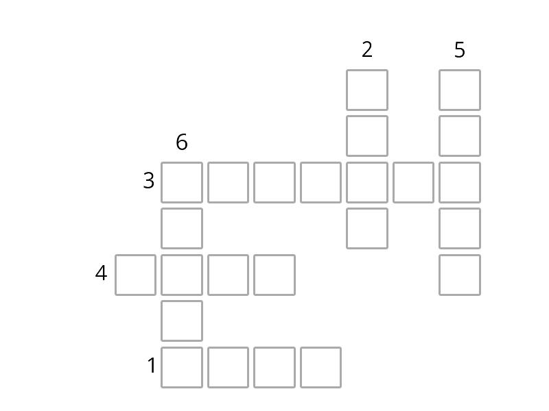 15 words - Crossword