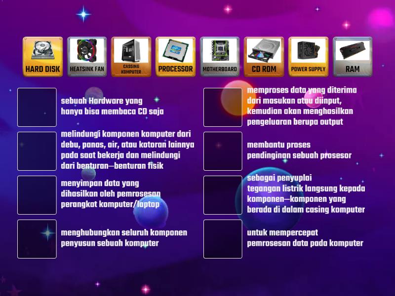 KUIS PERANGKAT KERAS - Match up