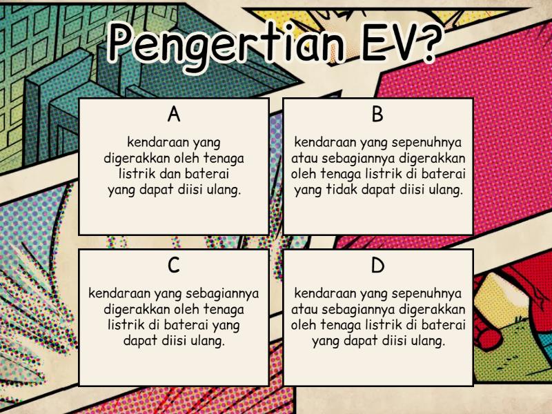 Jenis2 EV / Basic EV - Quiz