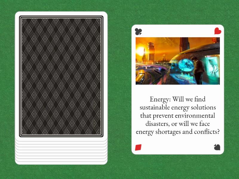 Predictions about the future - Speaking cards