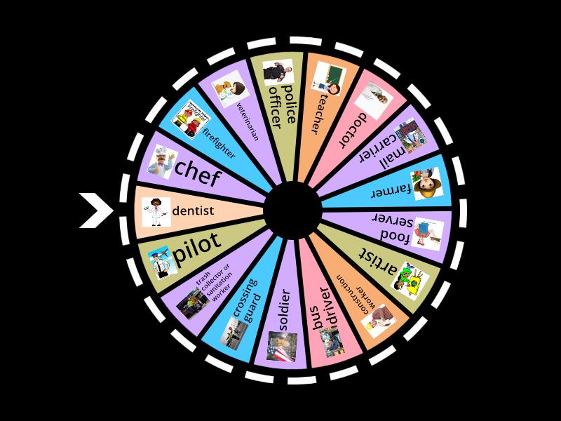 Occupations - Random wheel