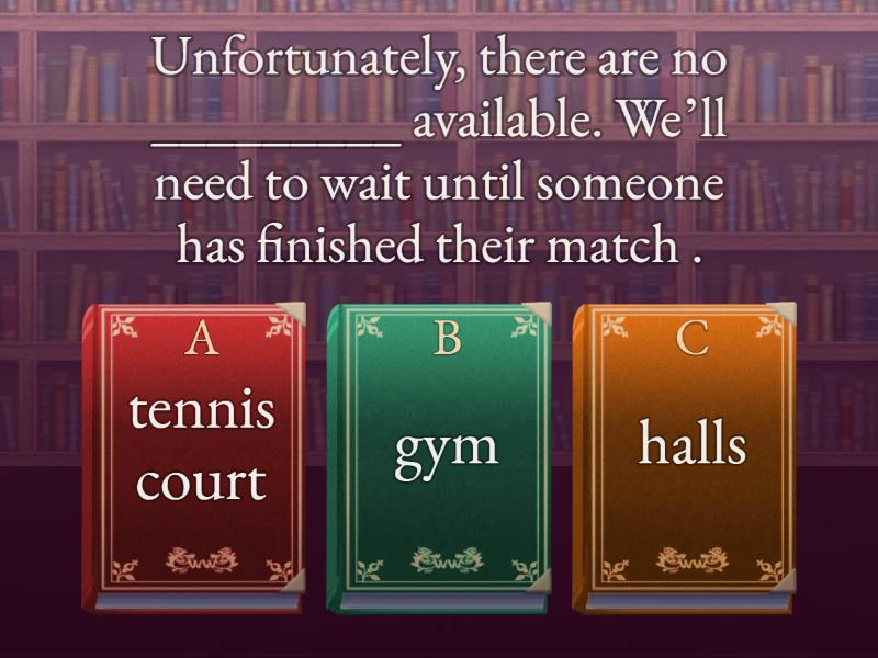 School room unit 1 Compact - Quiz