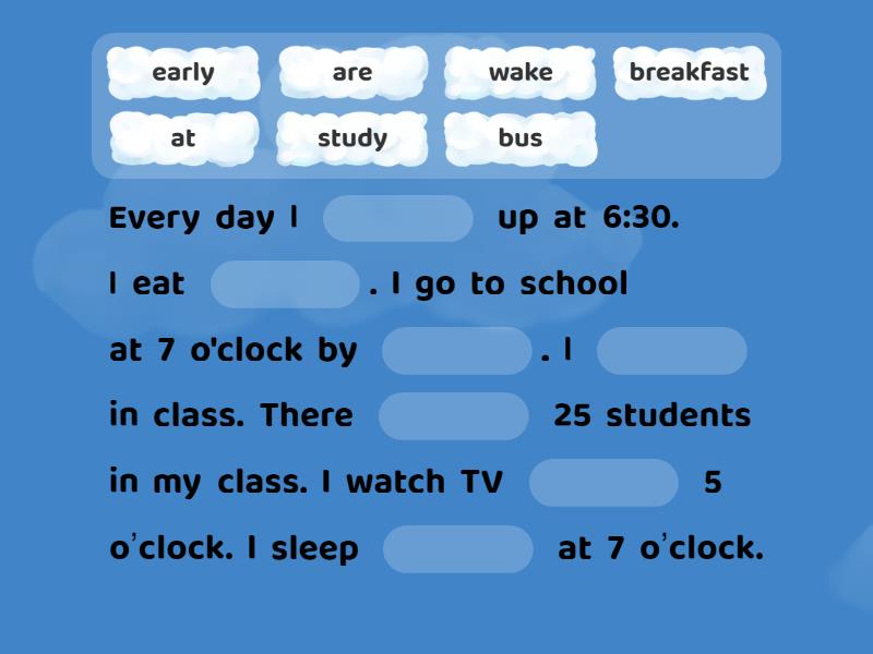 grade 4 daily activity reading maze - Complete the sentence