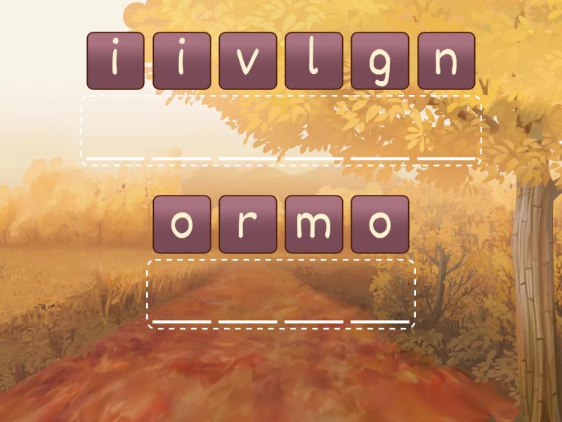 Unit 4. Home - Lesson 1 - Anagram