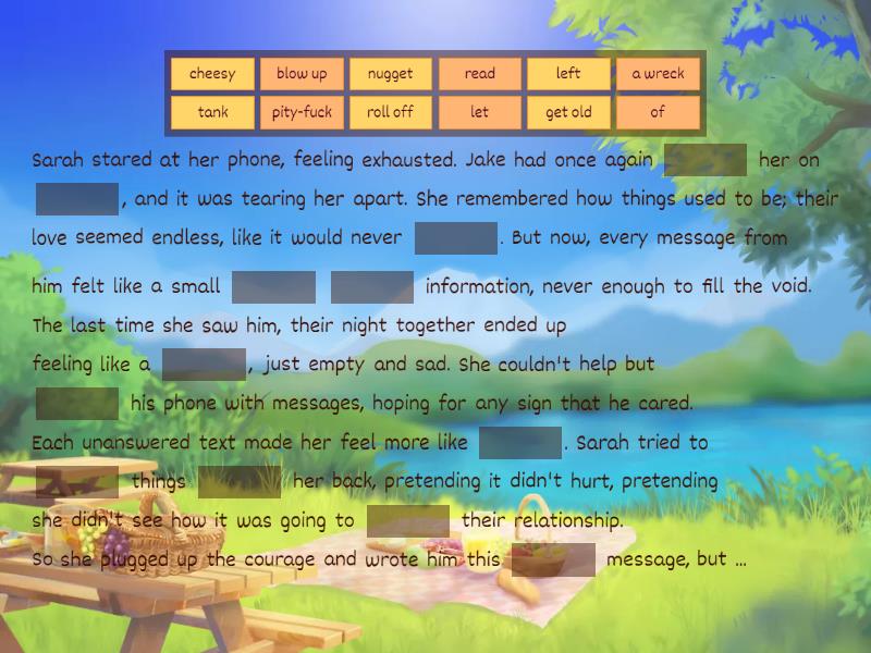 Task 1 (TSITP, episode 5) - Complete the sentence