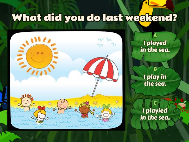 AS2_U10L3_Past simple (regular verbs) - Đố vui