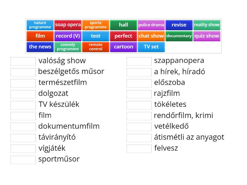 Project 3, Unit 6/A - Match up