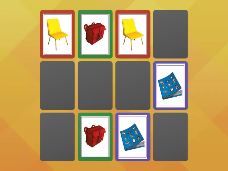 Super Minds Starter unit 1 - School objects - Parejas