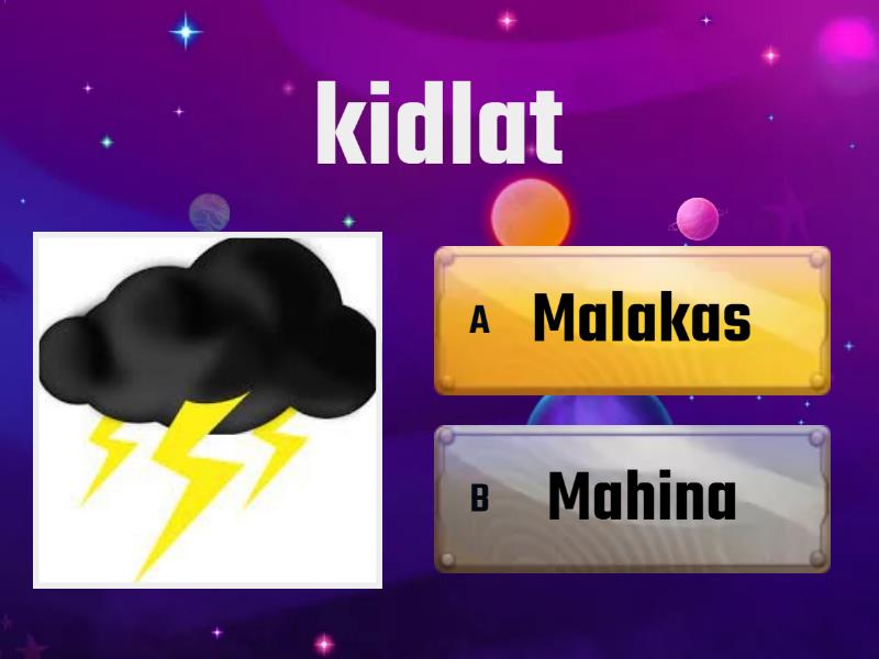 Malakas at Mahinang Tunog - Quiz