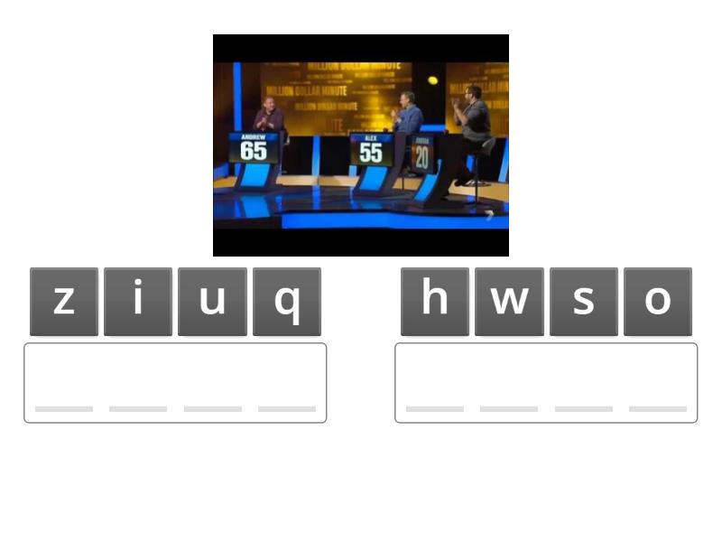 TV programmes - Anagram