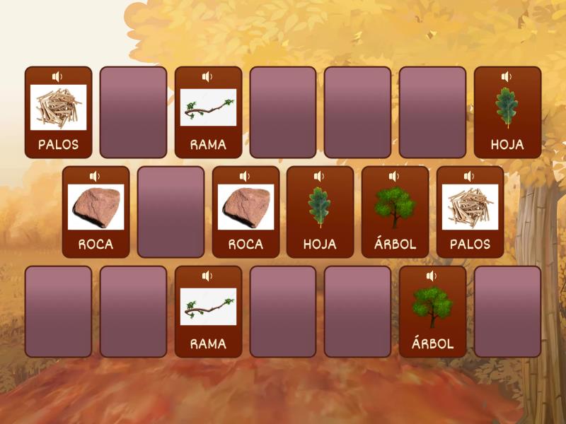 PAREJAS BOSQUE - Matching pairs