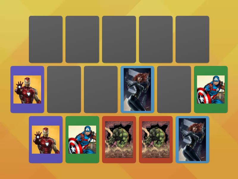 Marvel - Matching pairs