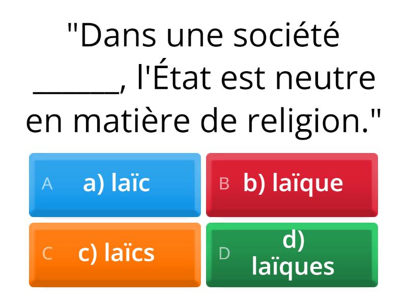Le genre et le nombre des noms - Cuestionario