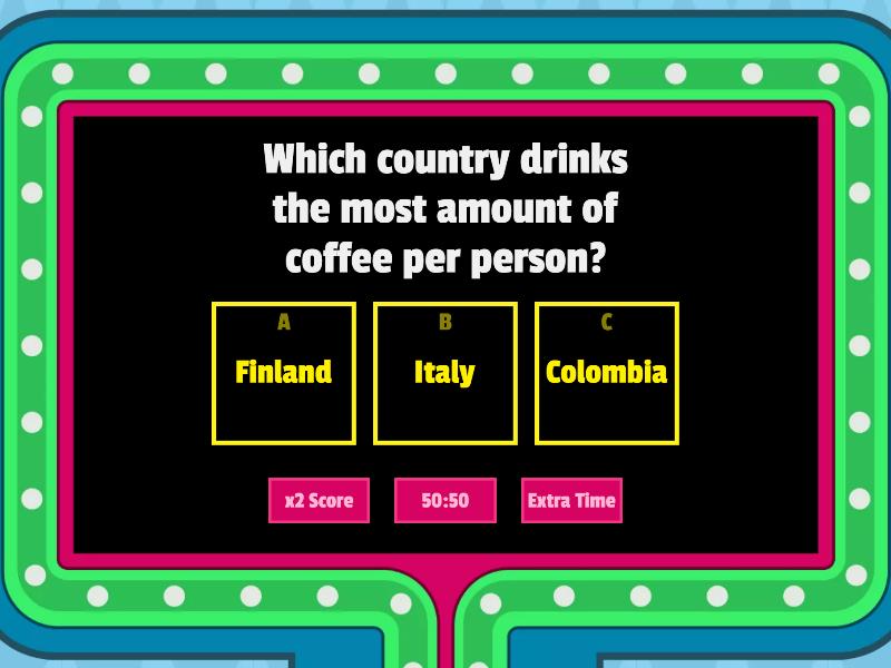 The Quizzard of Oz - Gameshow quiz