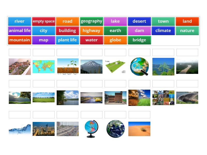 Geography - Match up