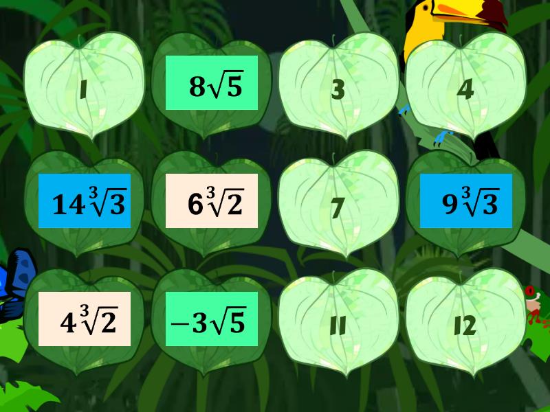 SIMILAR RADICALS - Matching pairs