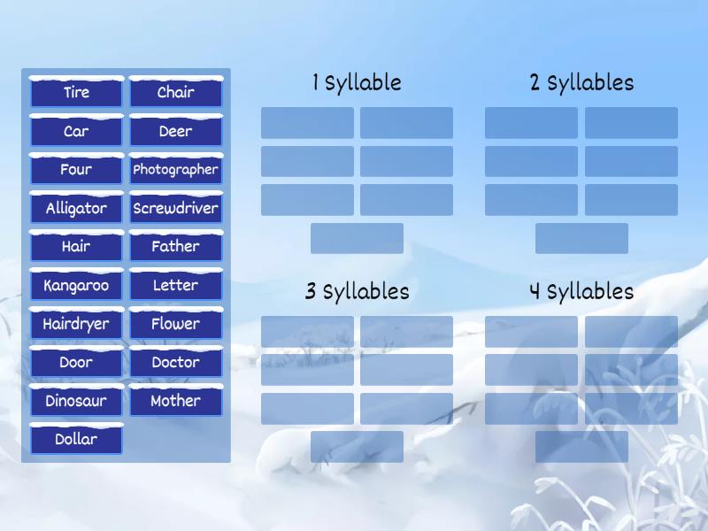 Vocalic /r/ Final Position - Group sort