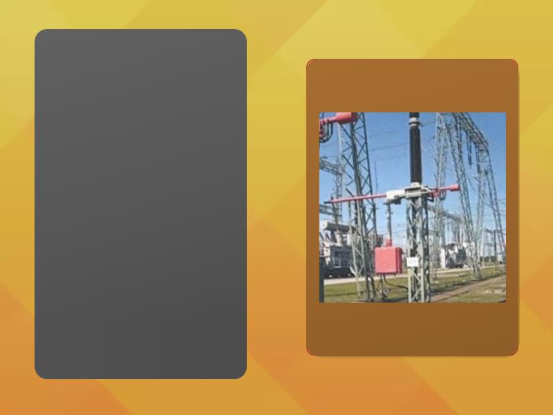 Talk about the substation components - Speaking cards