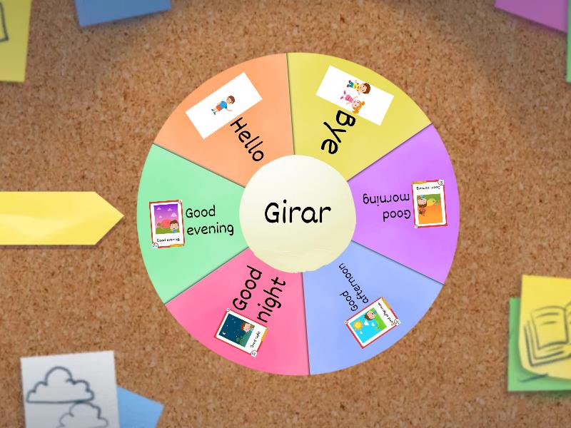 greetings - Spin the wheel