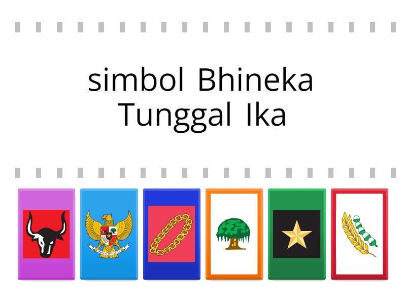 games simbol pancasila - Find the match