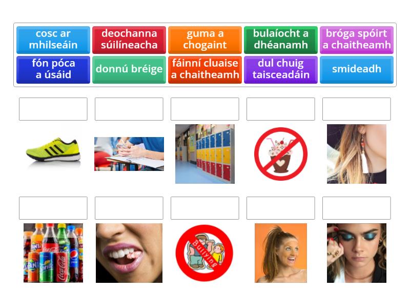 rialacha na scoile - Match up