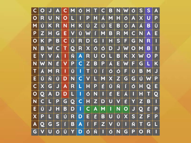 topologia arbol - Sopa de letras