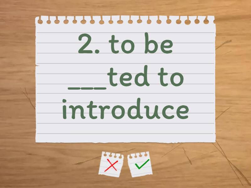 Introducing a project - Flash cards