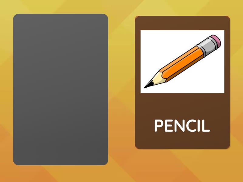 UNIT 1: CLASSROOM OBJECTS VOCABULARY - Speaking cards