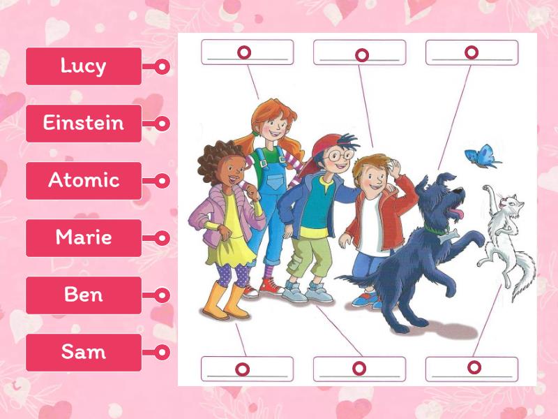 Team Together 2 - Characters - Labelled diagram