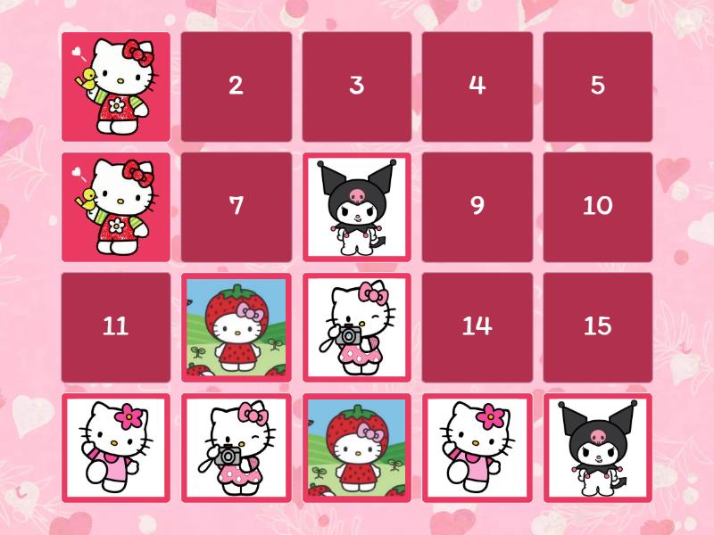 Memorice Hello Kitty Trini - Matching pairs