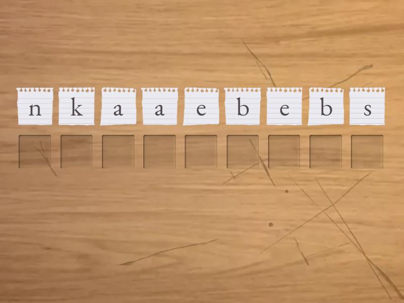 kuiz kata unit 4 tingkatan 5 - Anagrama