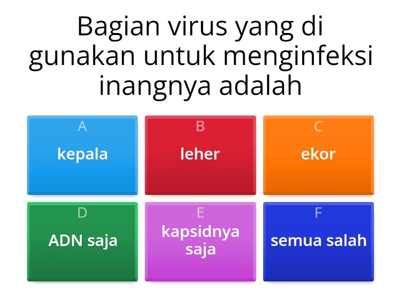 Biologi game (made by Justine alif Firmansyah X.2) - Quiz