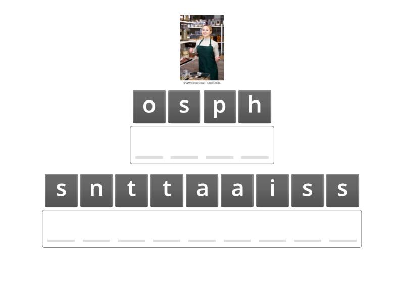 E3 Ft revision task 1 - Anagram