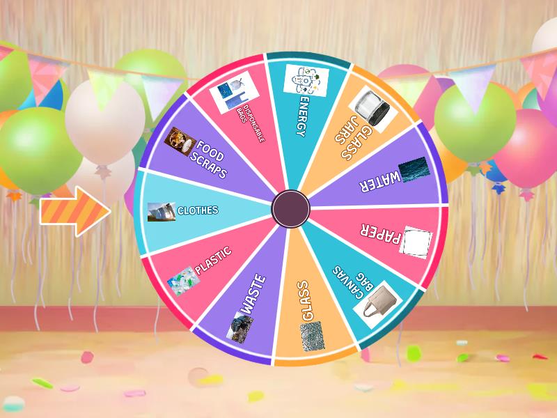 Classify correctly - Spin the wheel