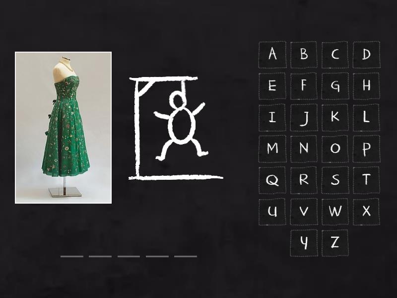 AS1 Unit 8, Vocabulary - Hangman