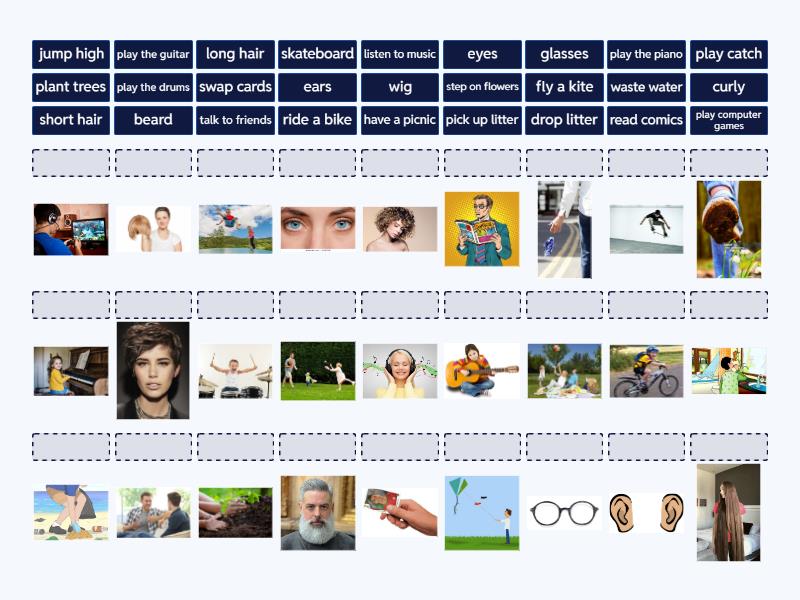 Vocabulary Unit 4-6 - Match up
