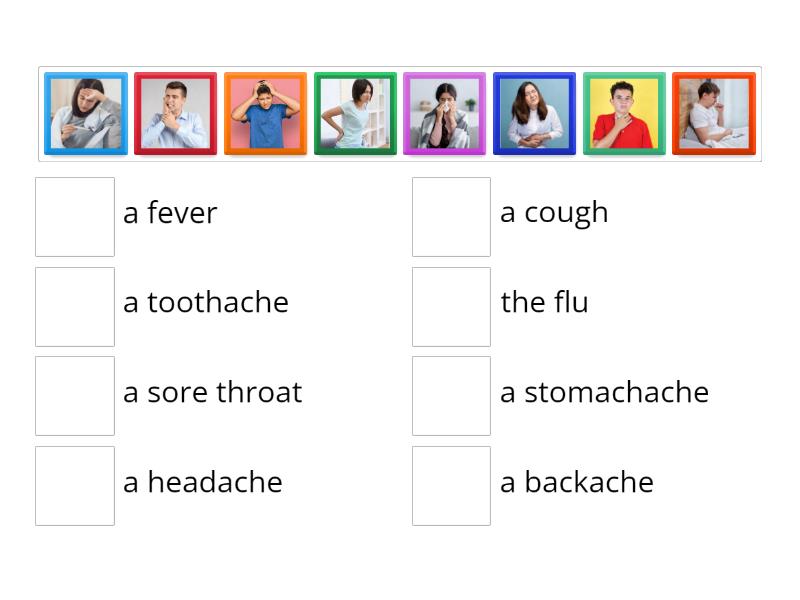 health problem - Match up