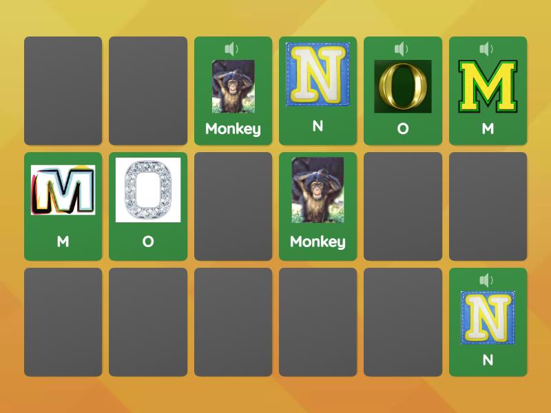 Letter MNO Matching - Parejas