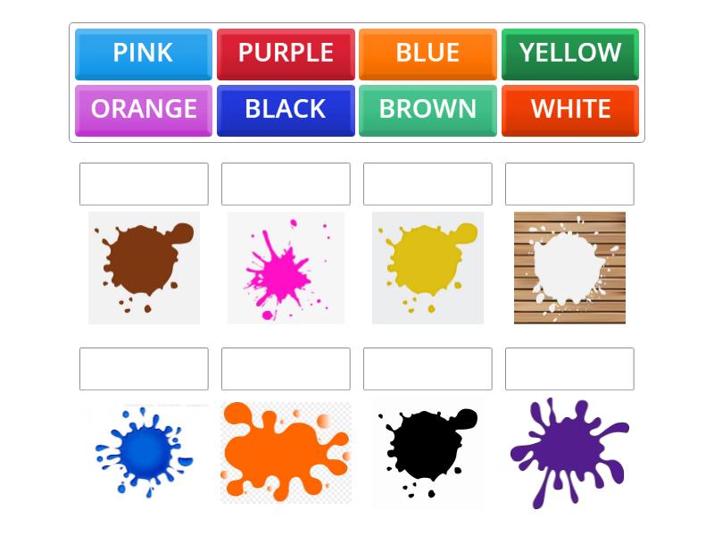 MATCH THE COLORS - Match up