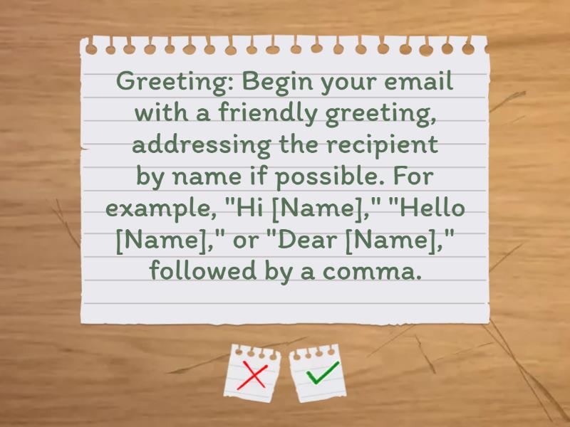 How to write a personal e-mail - writing - Flash cards