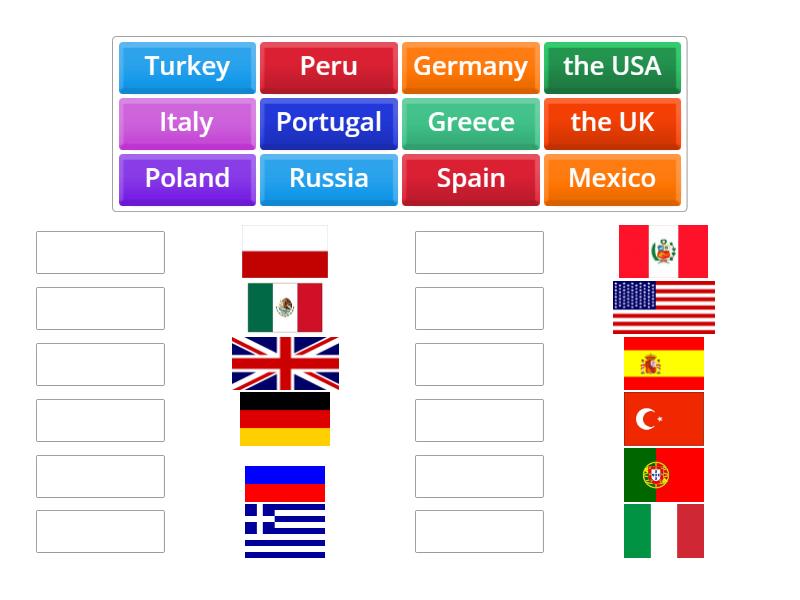 Countries - Match up