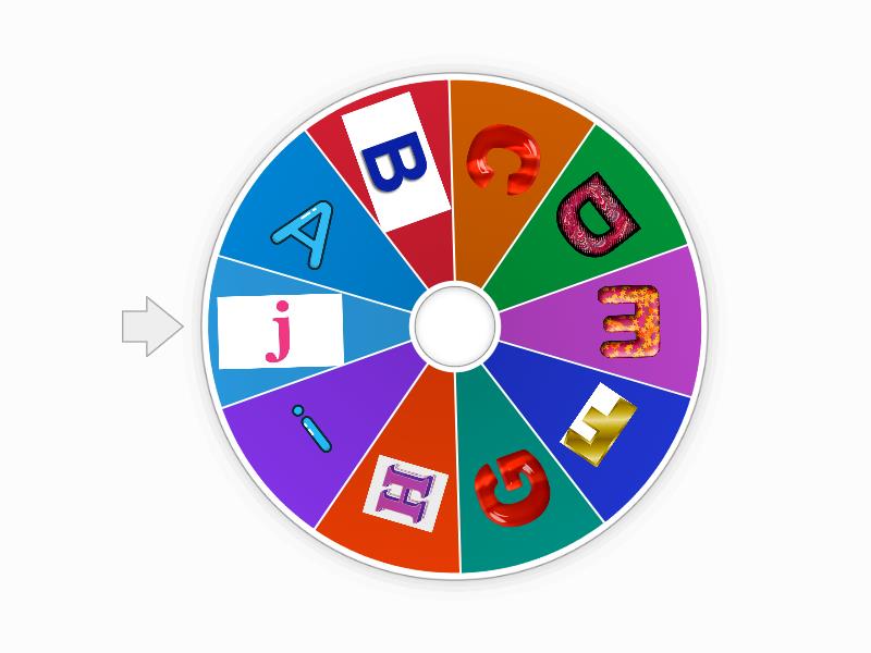 Alphabet - Spin the wheel