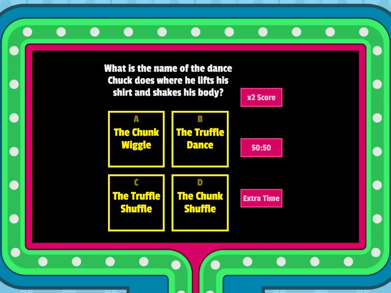 The Goonies - Quiz - Gameshow quiz