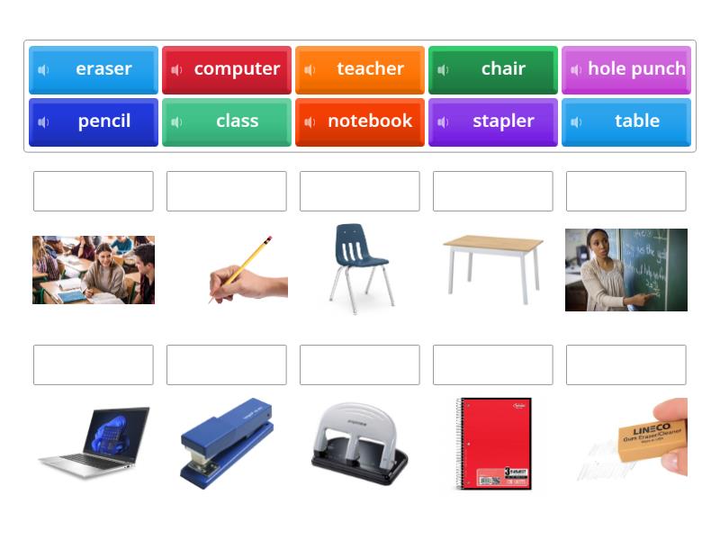 classroom - Match up