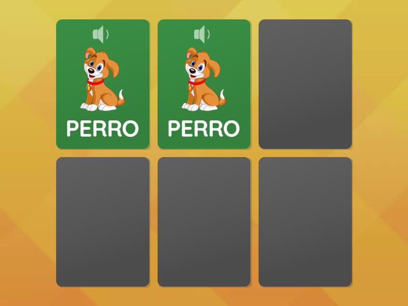 ENCUENTRA LA PAREJA - Matching pairs