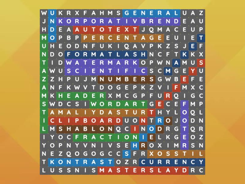 9-sinf 2 - Wordsearch