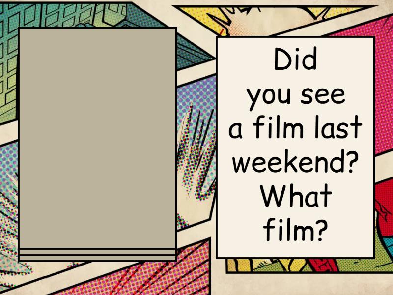 Films vs books questions - Speaking cards