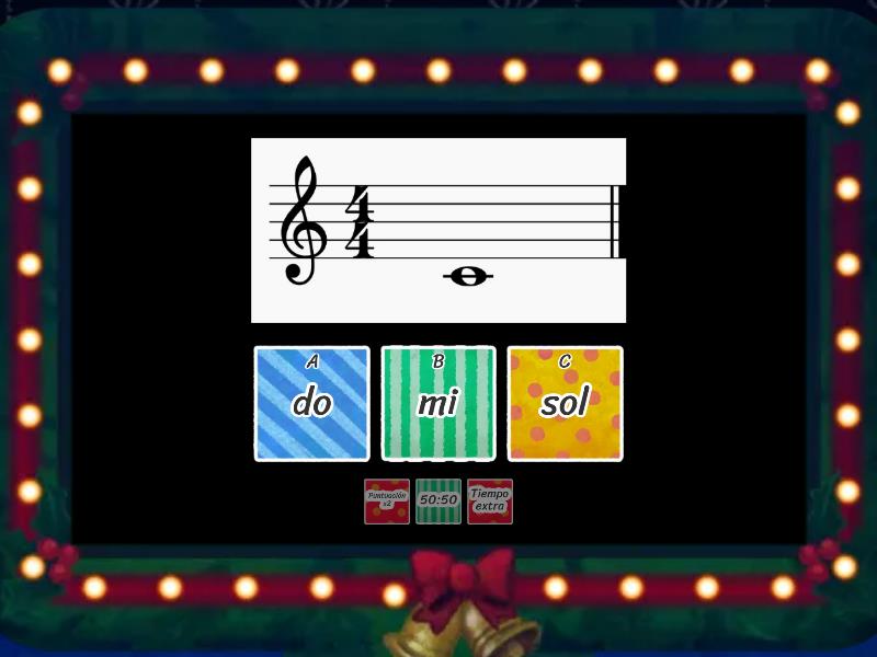 Do, re, mi, fa, sol, la CONCURSO - Gameshow quiz