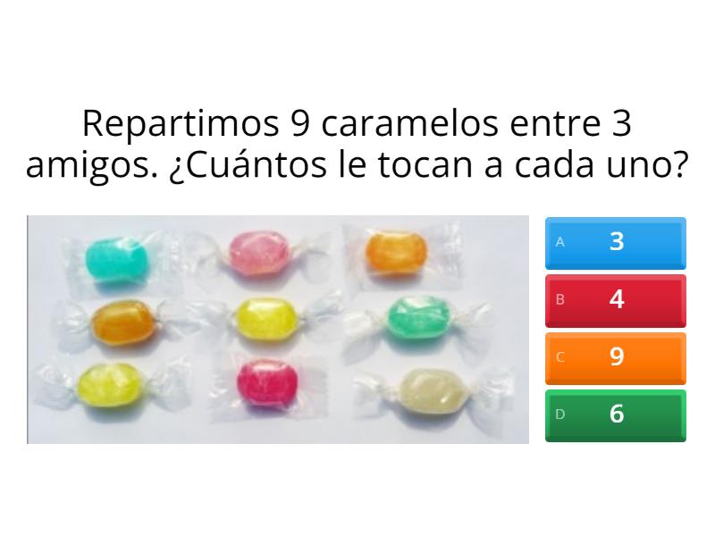 REPARTIMOS EN PARTES IGUALES - Quiz