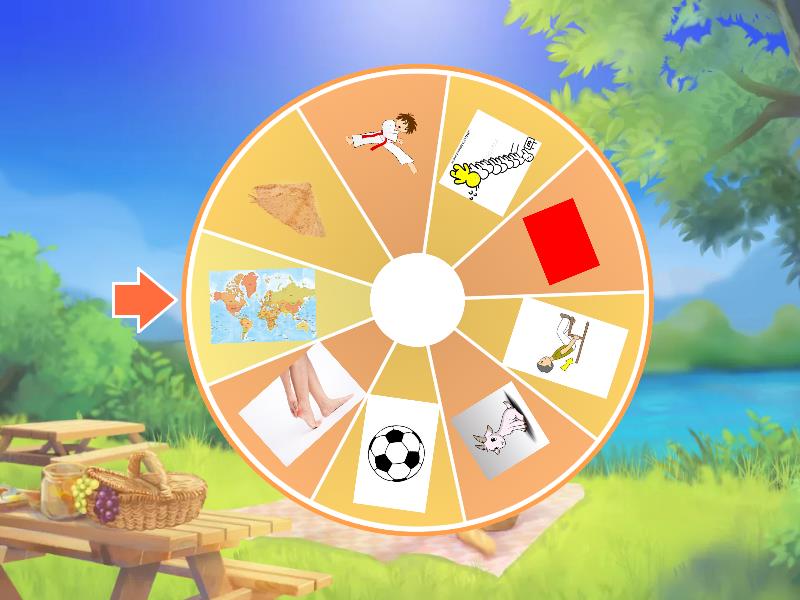 Make a Rhyming Word - Spin the wheel